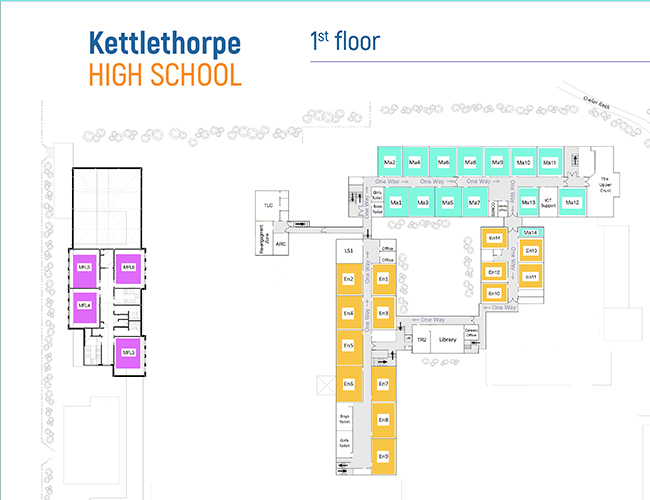 School map | Kettlethorpe High School
